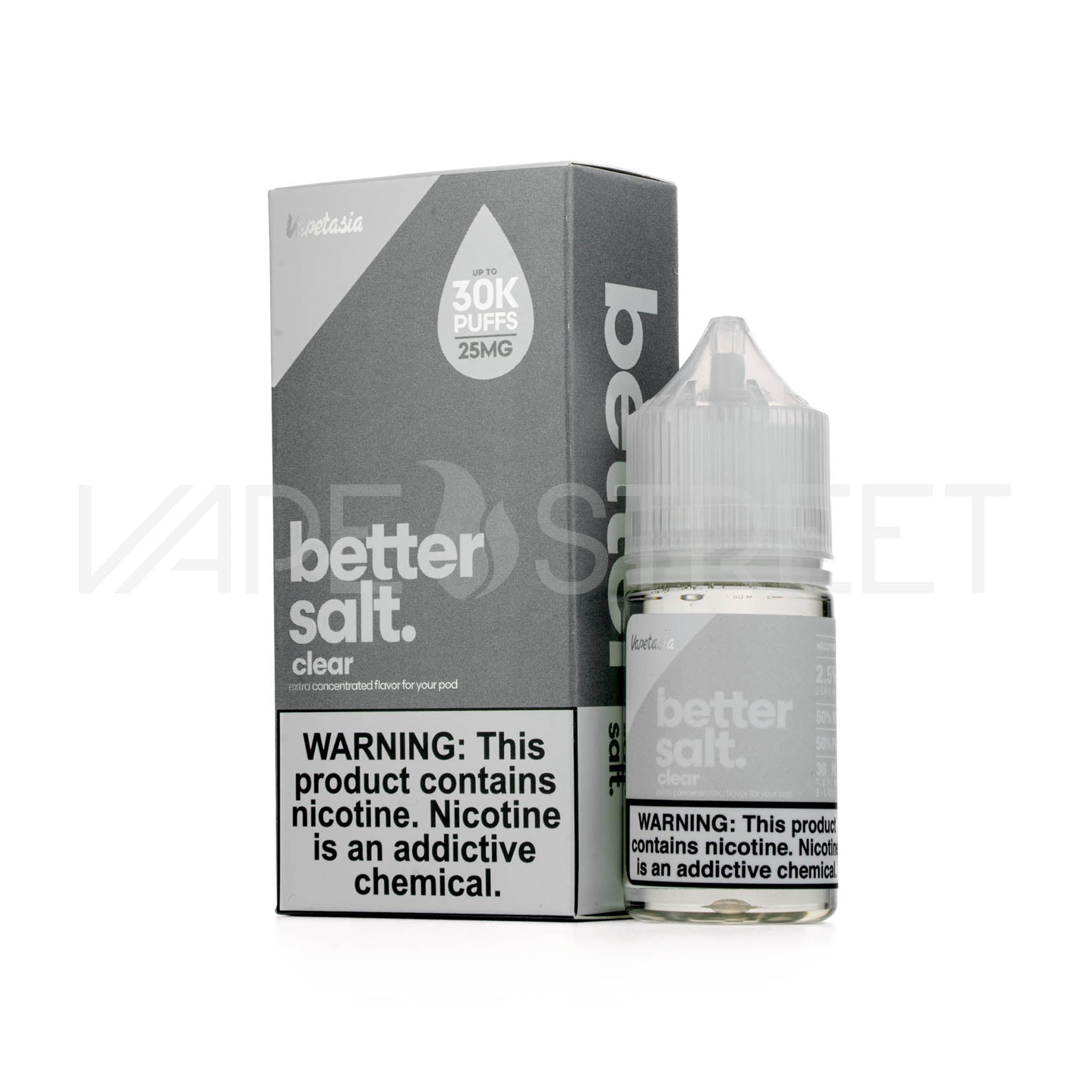 Vapetasia Better Salt Clear - 30ml | Salt Nic | Vape Street