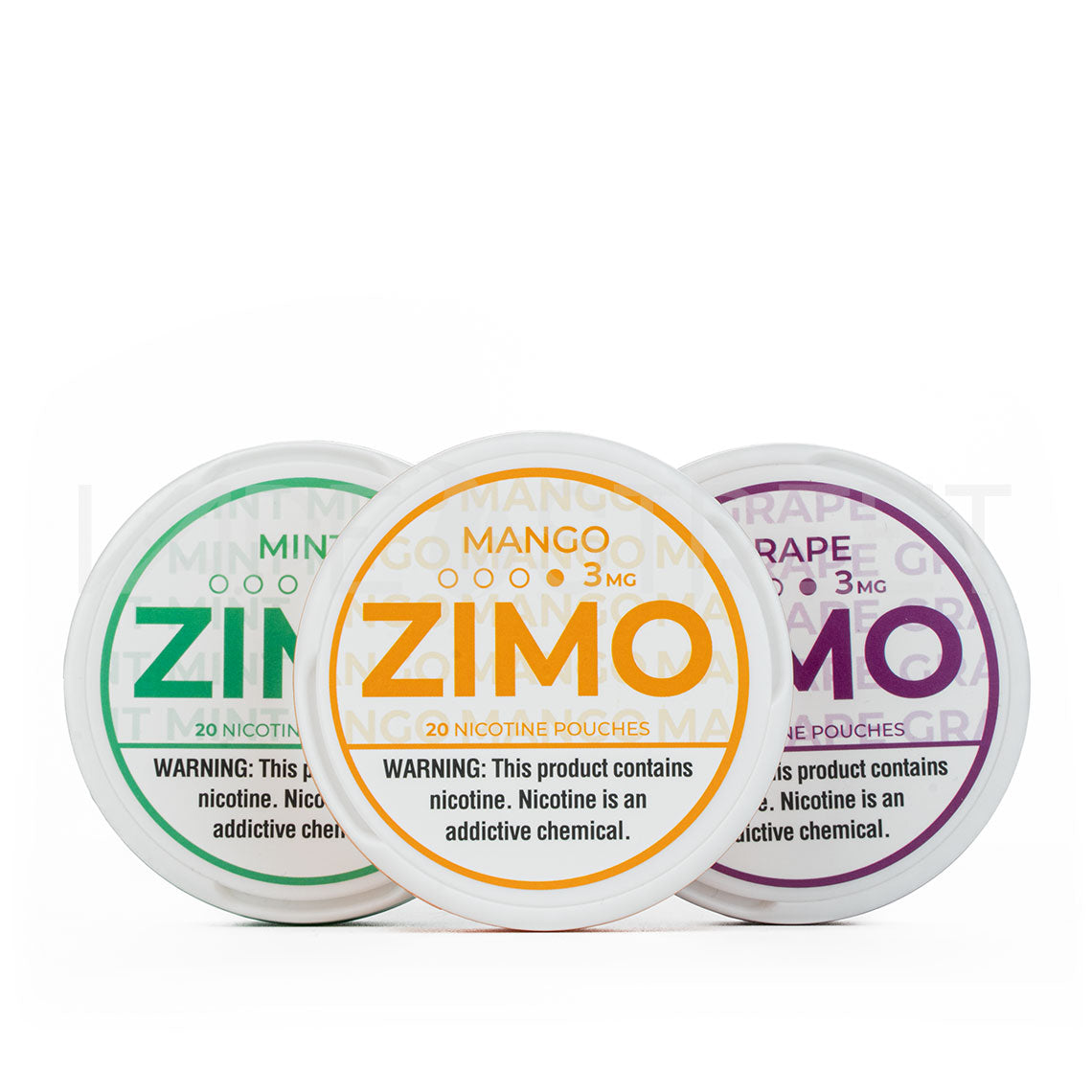 Zimo Nicotine Pouches: 3mg, 6mg, and 8mg | Vape Street